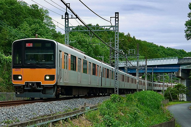 【東武】51072F南栗工入場 | Kasukabe総合車両センター